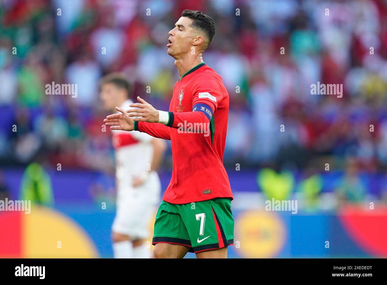 Cristiano Ronaldo of Portugal during the UEFA Euro 2024 match between ...