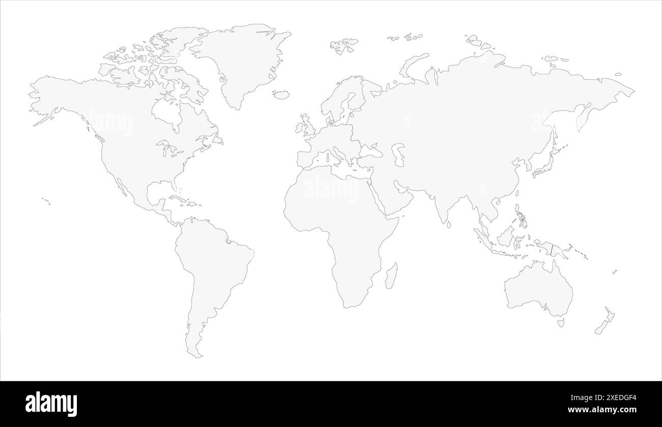 World map, World Map Image, isolated on white background, Info-graphic ...