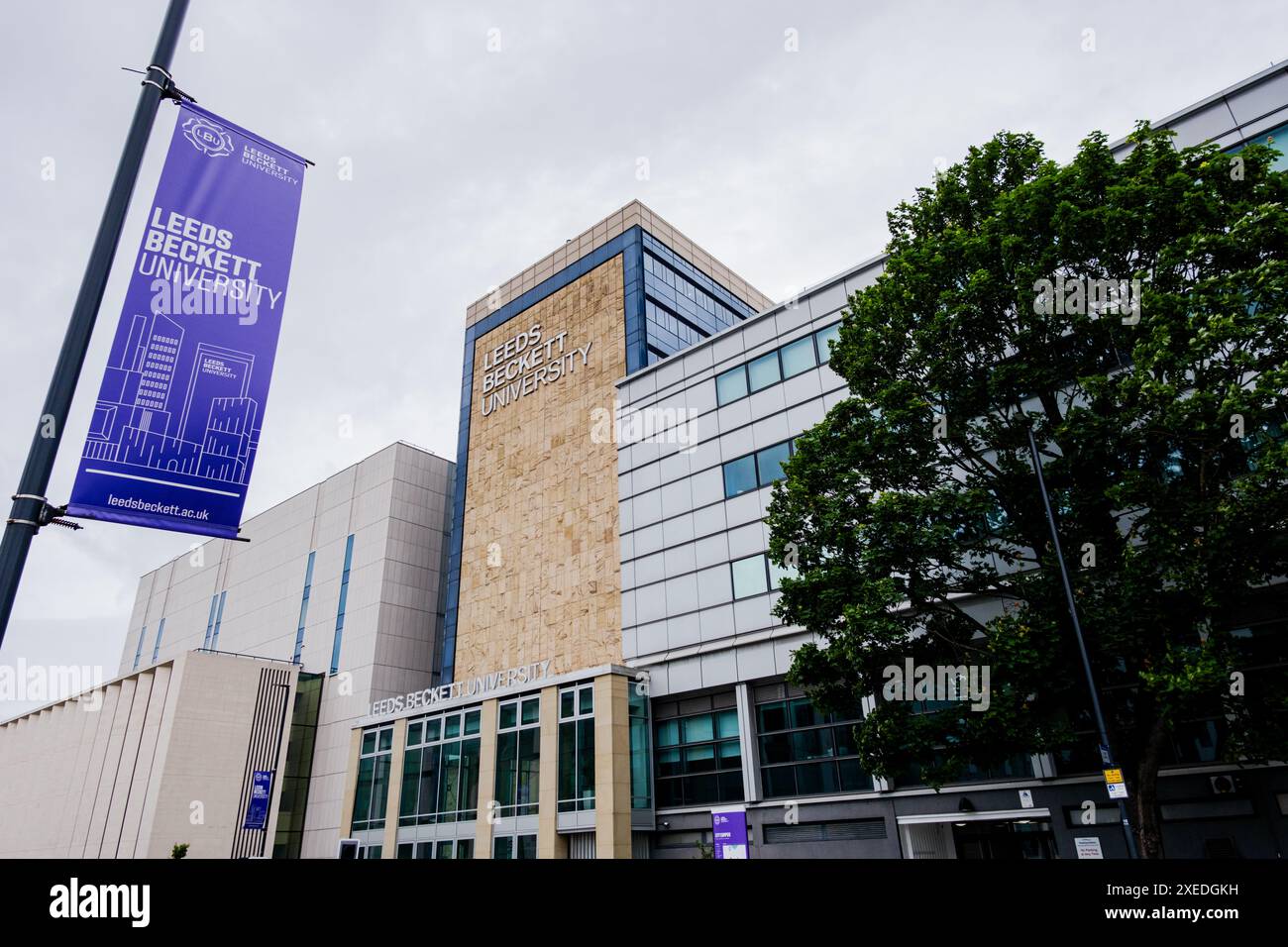 Leeds England: 3rd June 2024: Leeds Beckett University exterior Campus ...