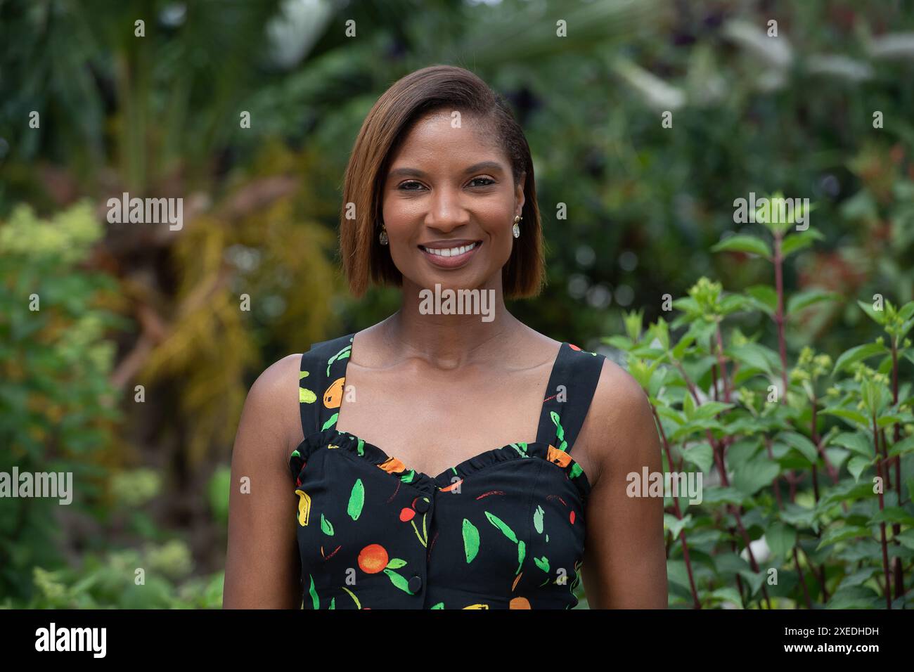 Stoke Poges, UK. 27th June, 2024. Olympic Champion, Dame Denise Lewis ...