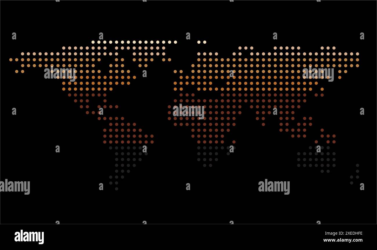 World map dotted, World Map Image, isolated on white background, Info ...
