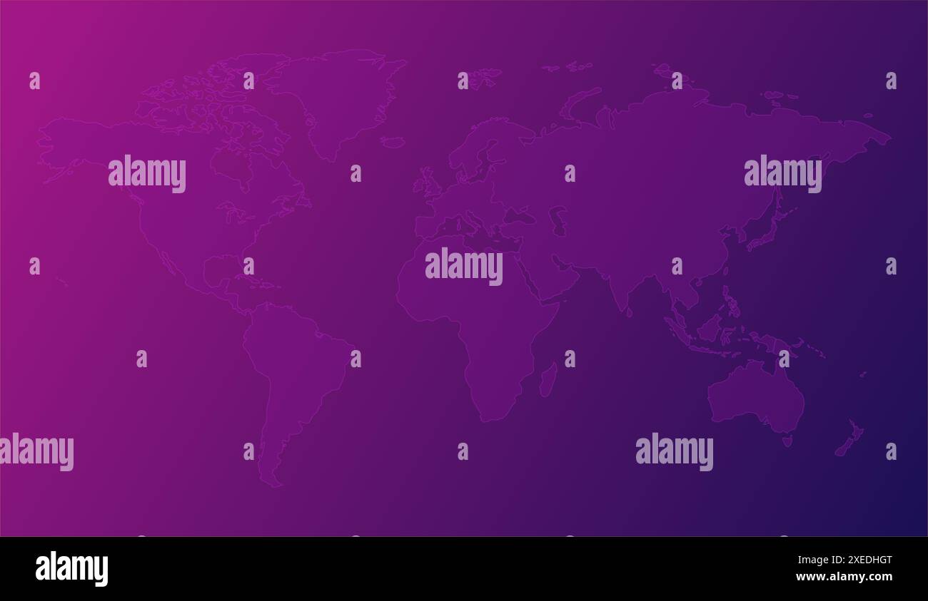 Gradient World map, World Map Image, isolated on white background, Info ...