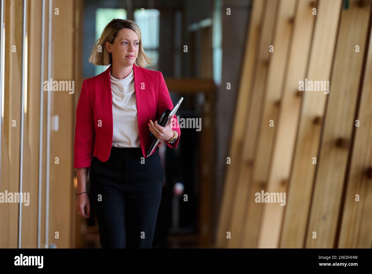 Edinburgh Scotland, UK 27 June 2024. Cabinet Secretary for Education ...