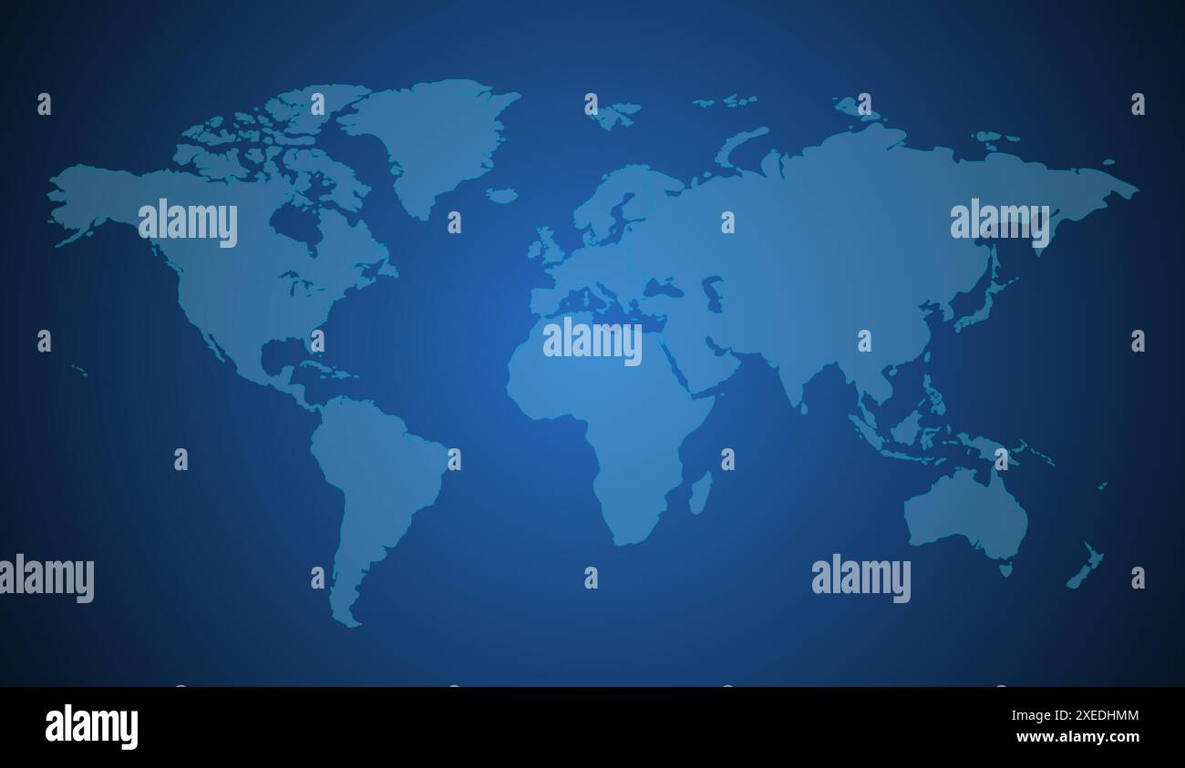 Gradient World map, World Map Image, isolated on white background, Info ...