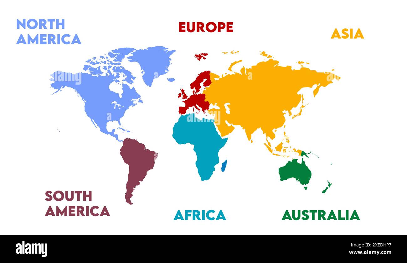 Modern world map hi-res stock photography and images - Alamy