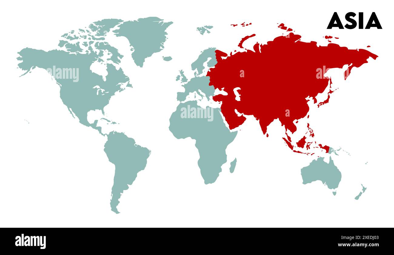 Where Is Asia On A World Map