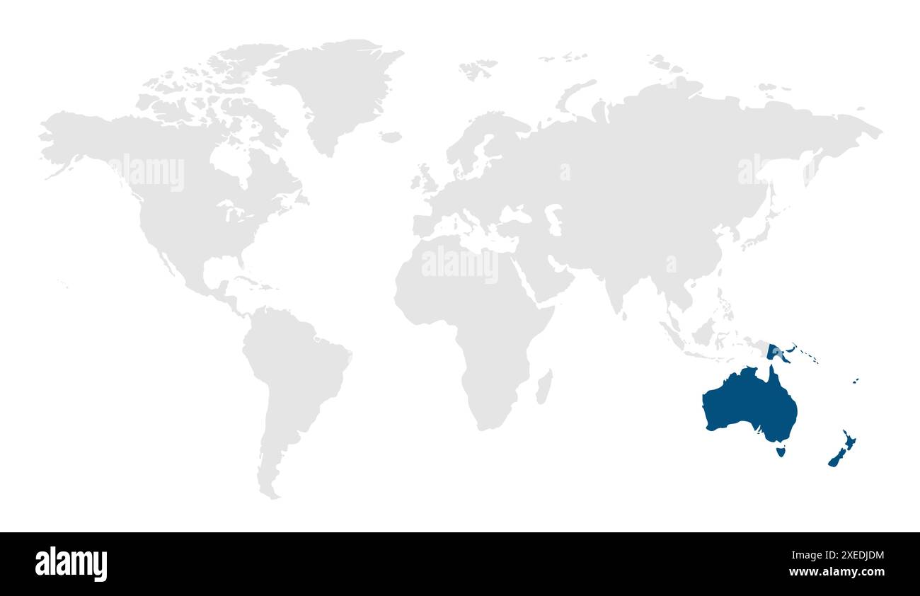 Australian map, World Map Image, isolated on white background, Info ...