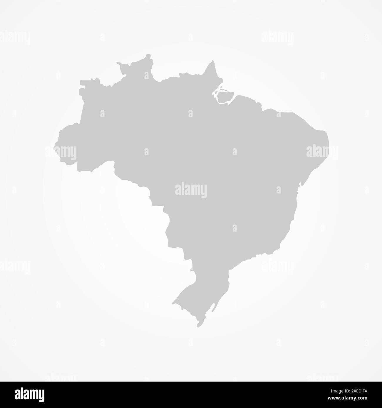 Brazil map template. Vector design Stock Vector Image & Art - Alamy