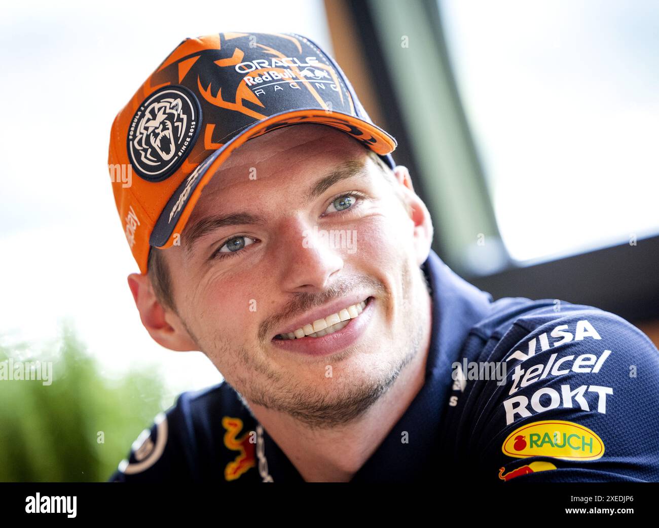 Austria, 27/06/2024, SPIELBERG - Max Verstappen (Red Bull Racing) talks ...