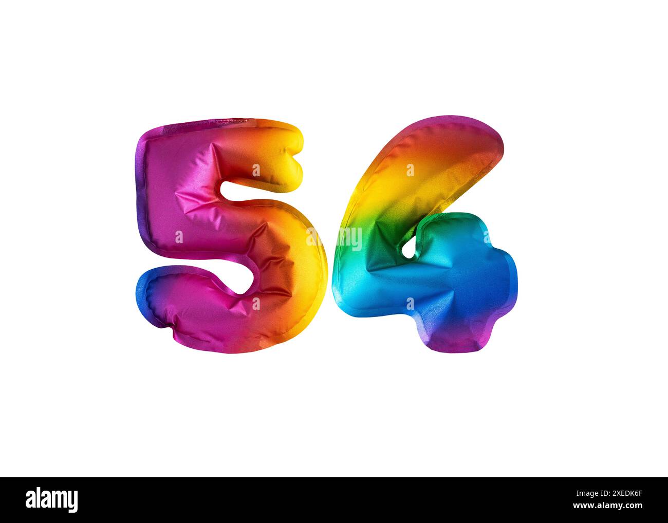 Balloon number 54 Cut Out Stock Images & Pictures - Alamy