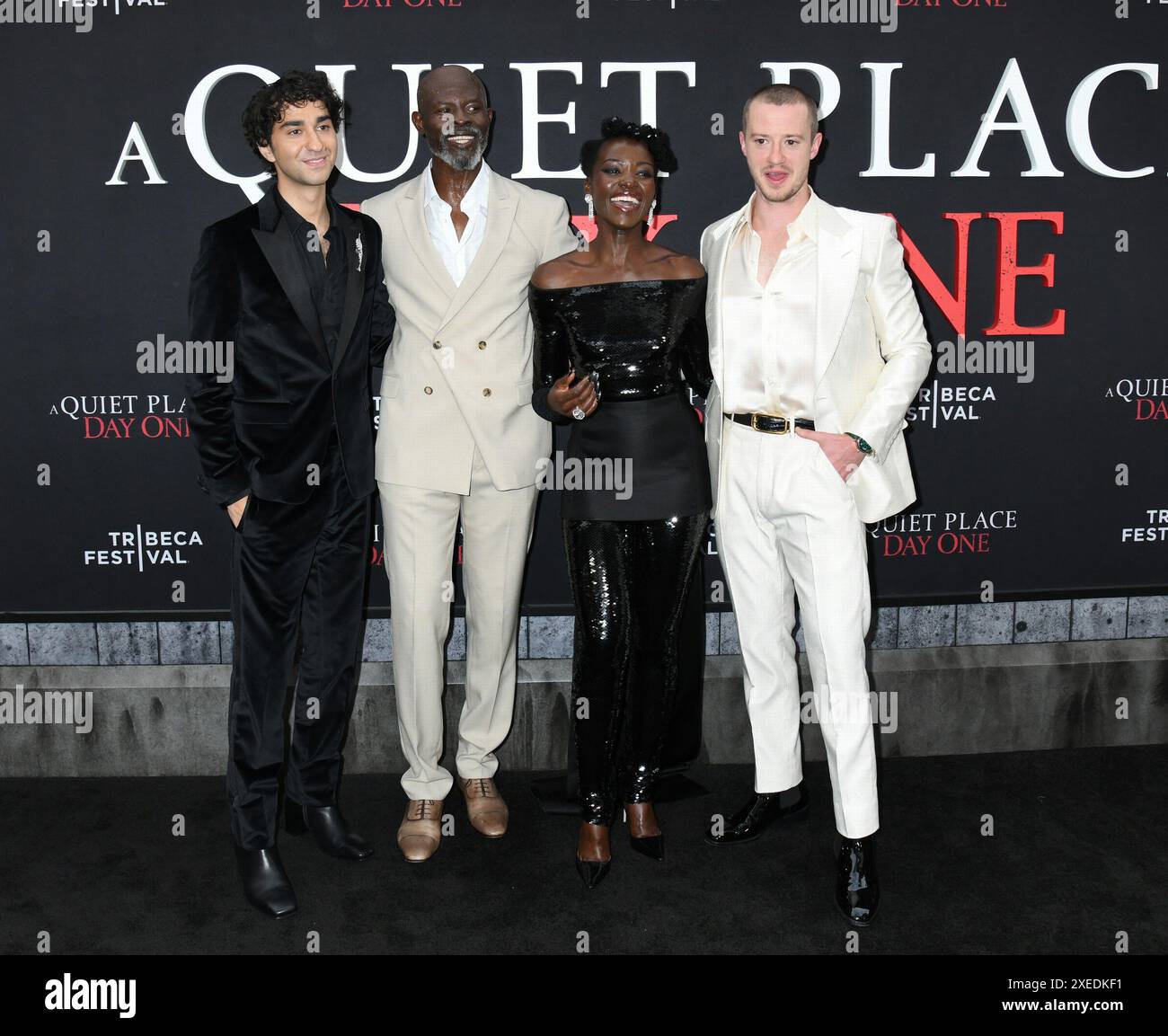Alex Wolff, Djimon Hounsou, Lupita Nyong o, Joseph Quinn at arrivals ...