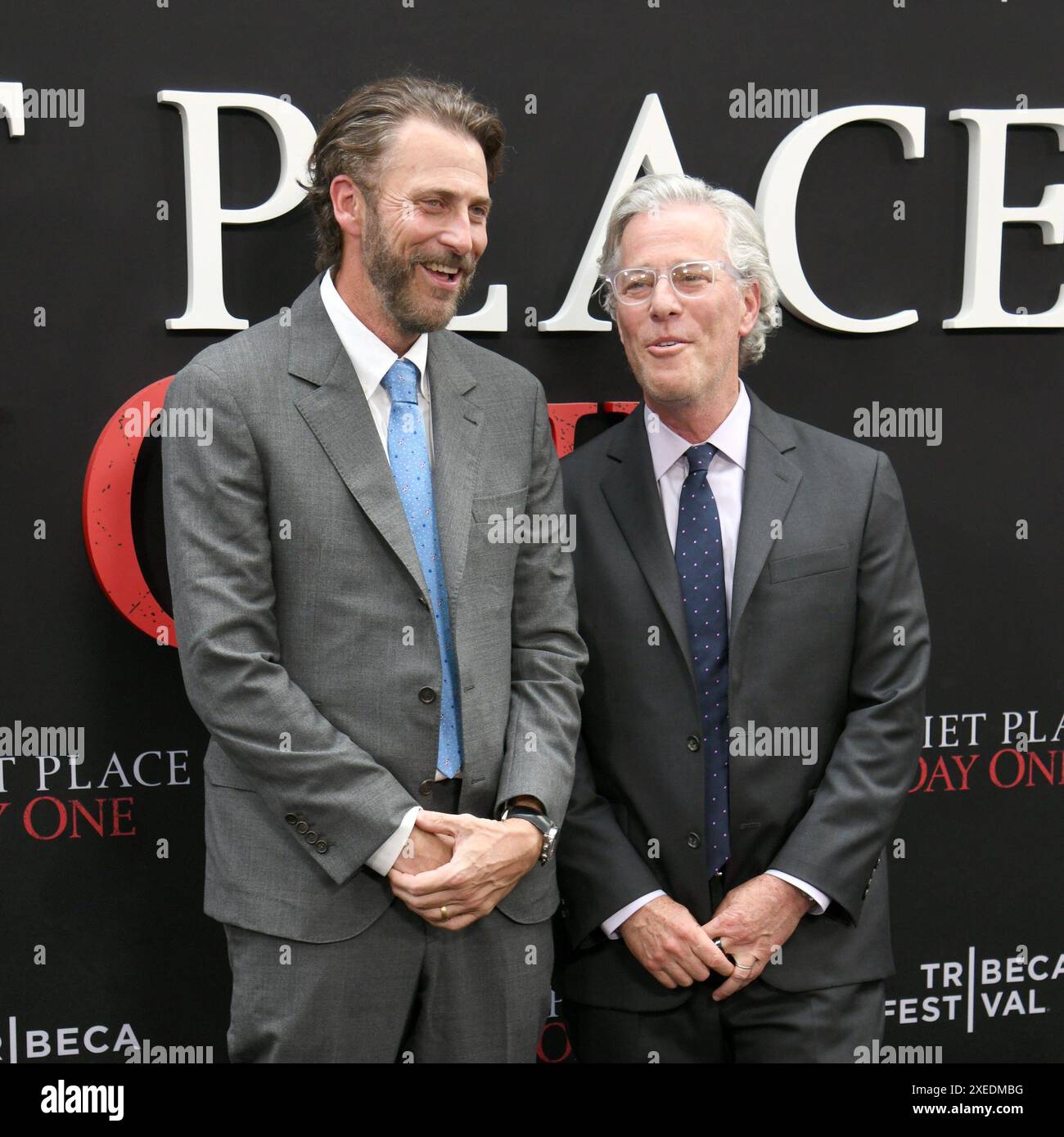 Andrew Form, Bradley Fuller at arrivals for A QUIET PLACE: DAY ONE ...