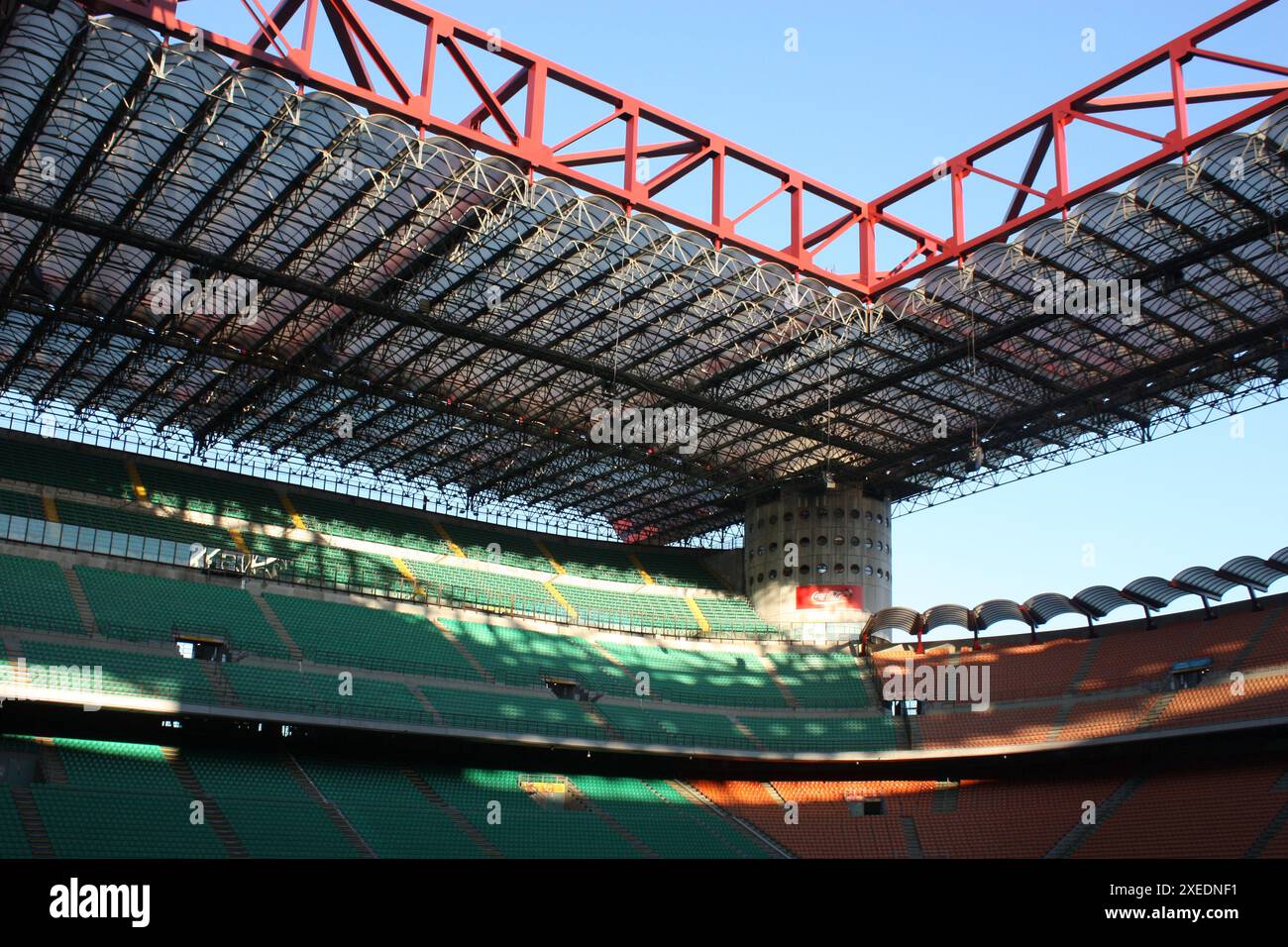 San siro seating hi-res stock photography and images - Alamy