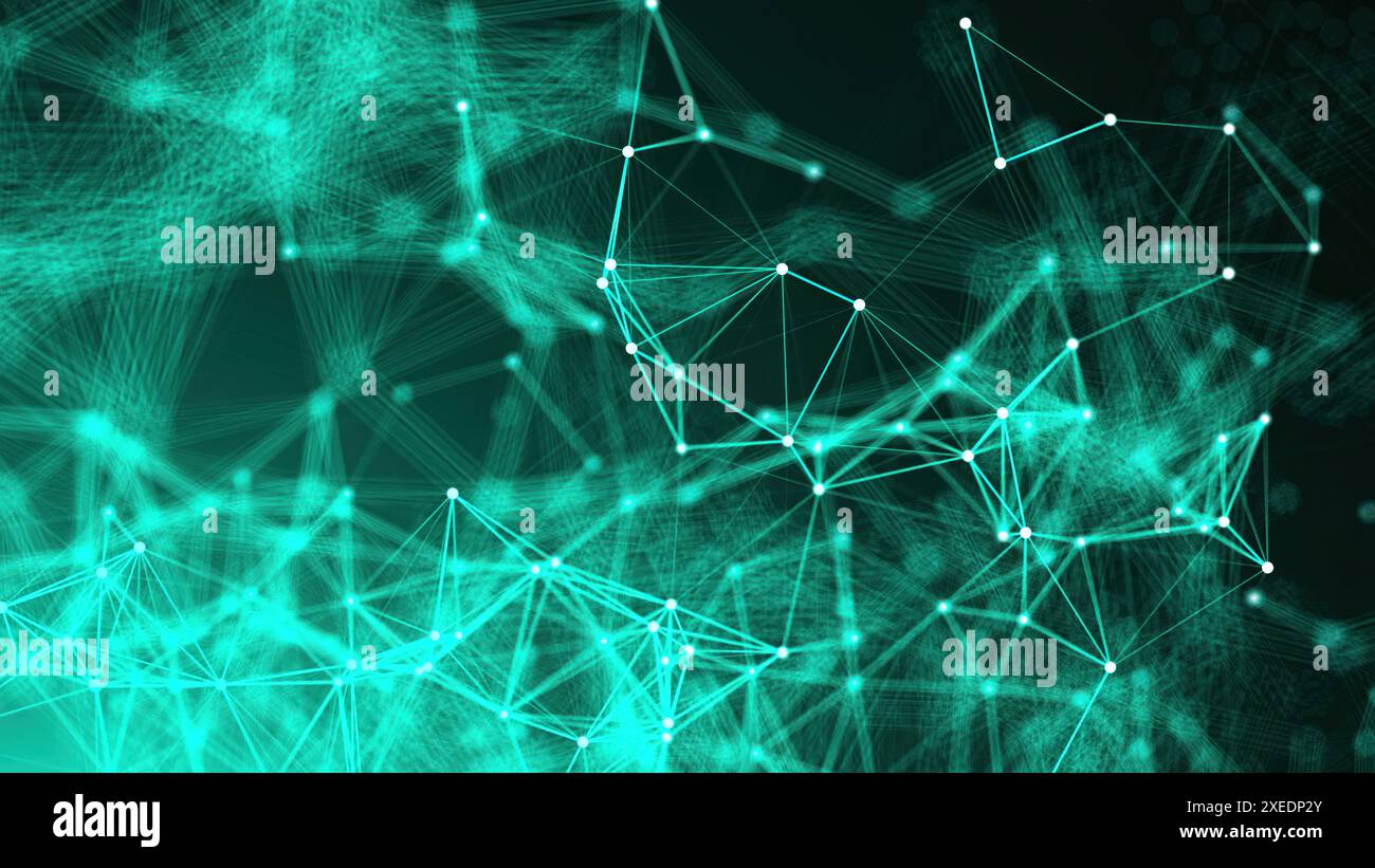 Abstract connection dots Stock Photo - Alamy