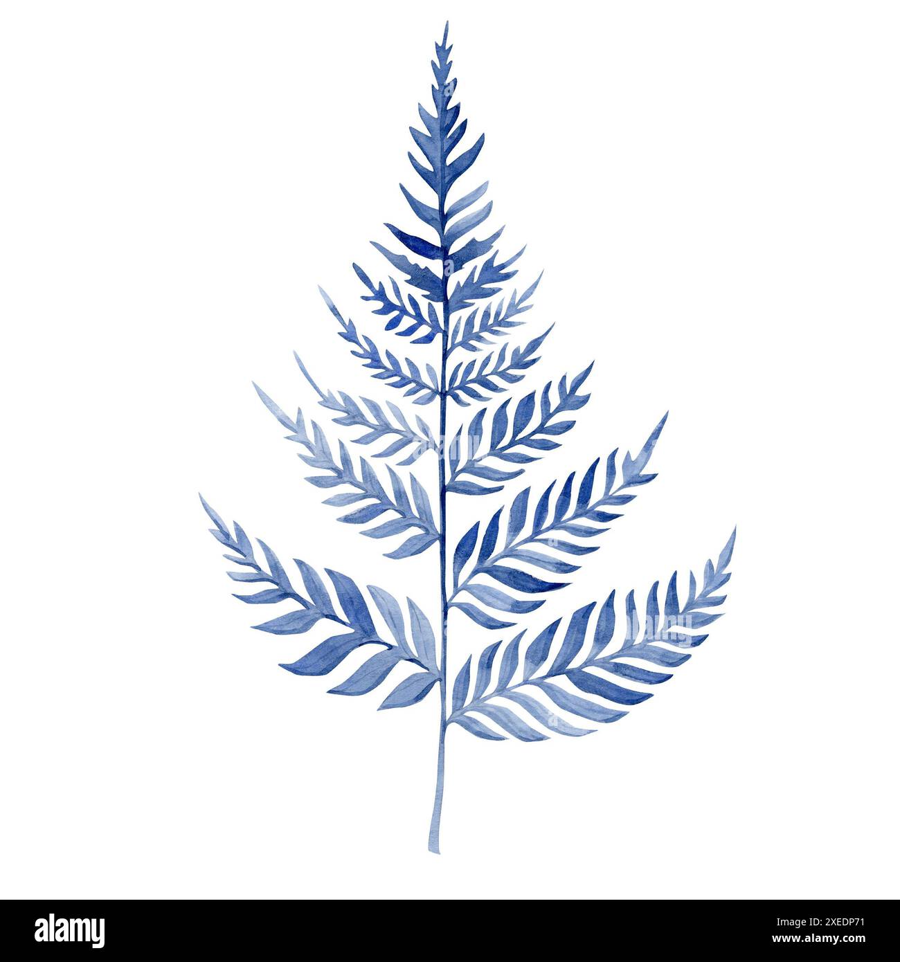 Blue branch floral Cut Out Stock Images & Pictures - Alamy