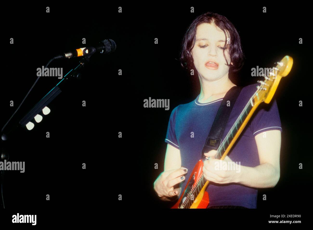 BRIAN MOLKO, PLACEBO, 1997: Brian Molko of the band Placebo touring ...