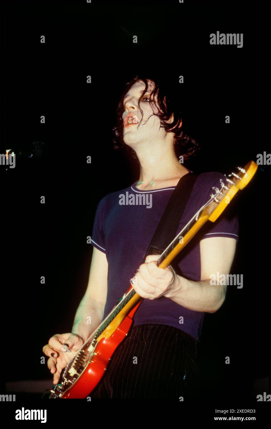 BRIAN MOLKO, PLACEBO, 1997: Brian Molko of the band Placebo touring ...