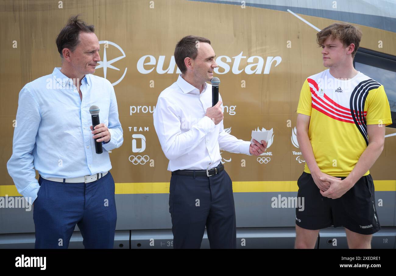 Brussels, Belgium. 27th June, 2024. BOIC - COIB chairman Jean-Michel ...