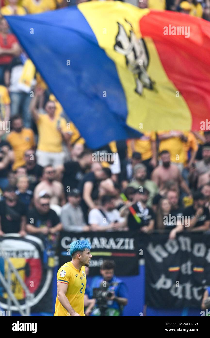 FRANKFURT AM MAIN, GERMANY - JUNE 26: Andrei Ratiu of Romania during ...