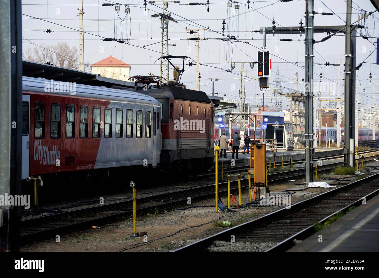 Local railroad or regional railroad Stock Photo - Alamy