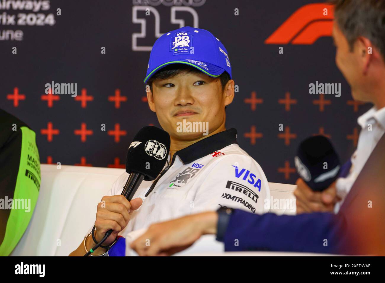 Yuki Tsunoda (JPN) - Visa Cash App RB F1 Team - RB VCARB01 - Honda RBPT ...