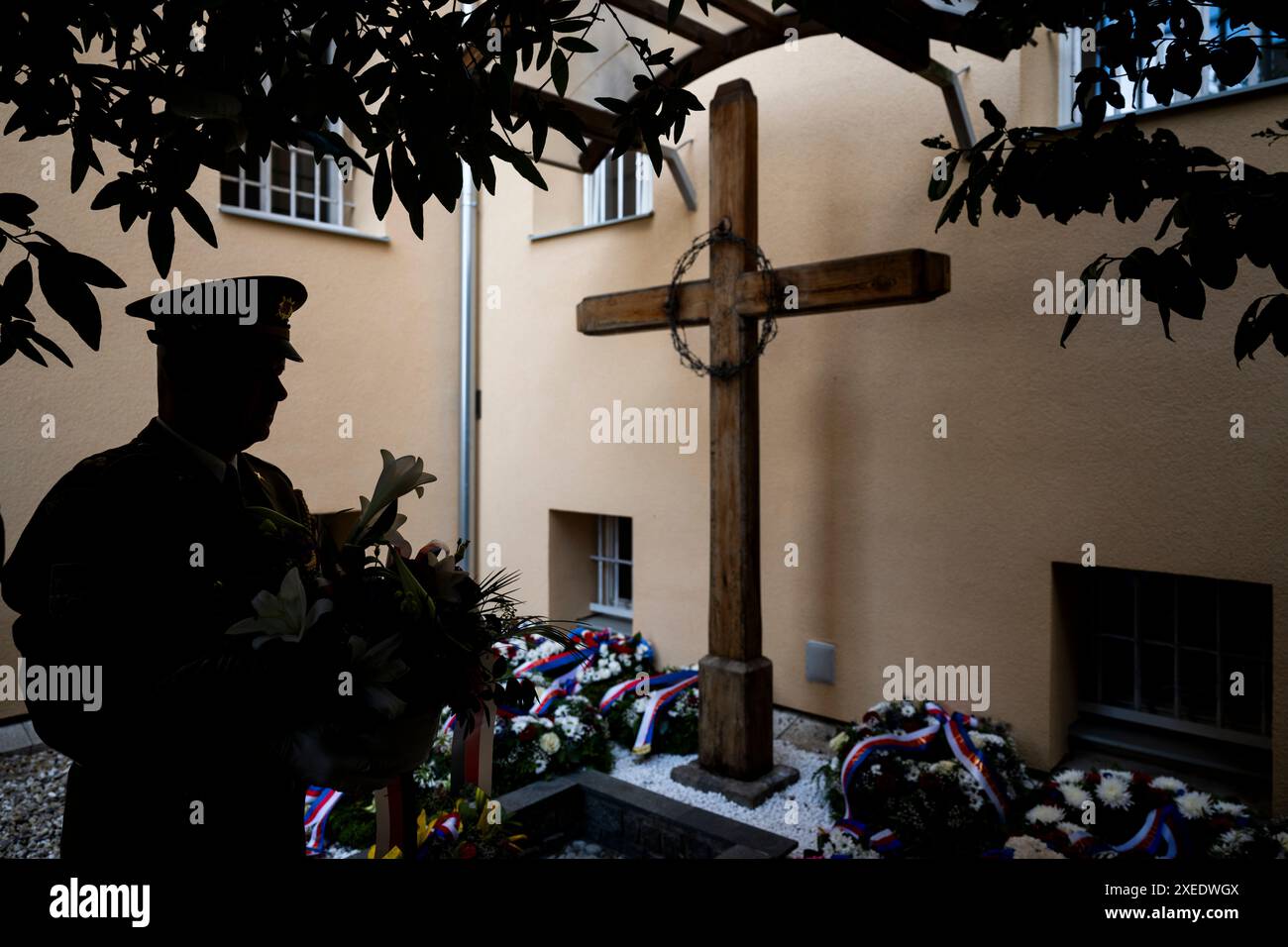 Praha, Czech Republic. 27th June, 2024. Commemorative act in memory of ...