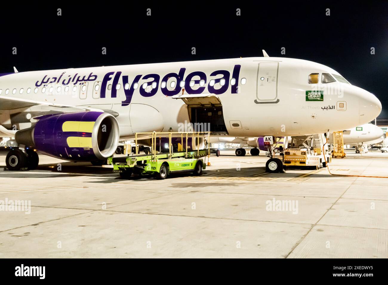 Airbus A320 operated by flyadeal budget airline on tarmac Airport ...