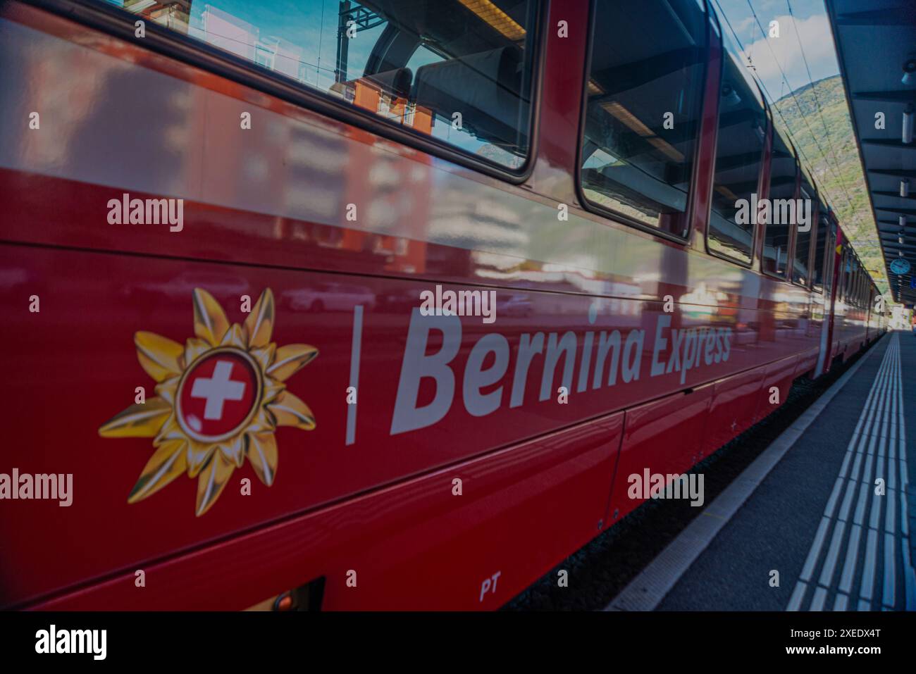 Red express train on hi-res stock photography and images - Alamy