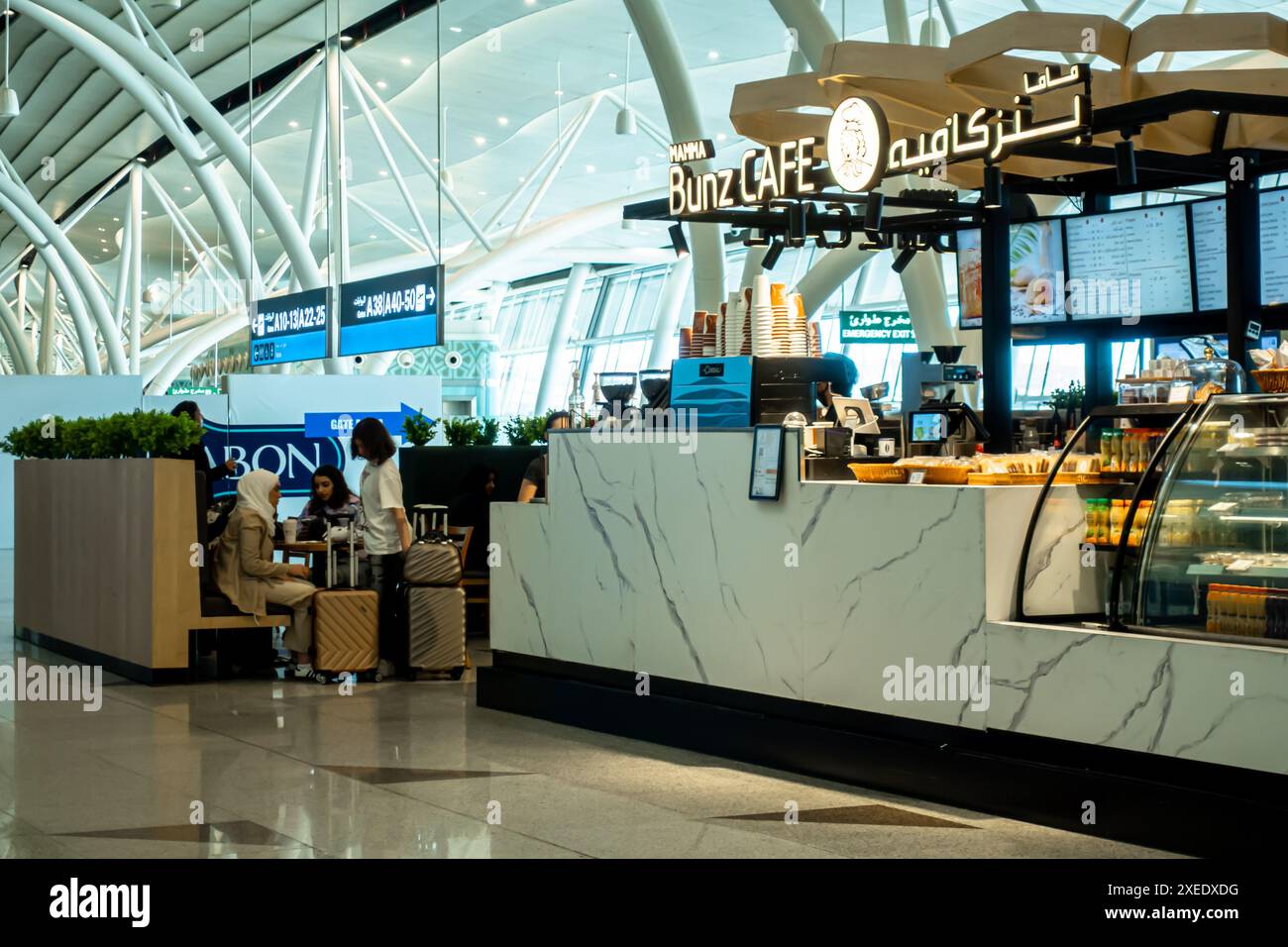 Bunzcafe serving coffee in Airport Jeddah, Saudi Arabia, JED, Asia ...