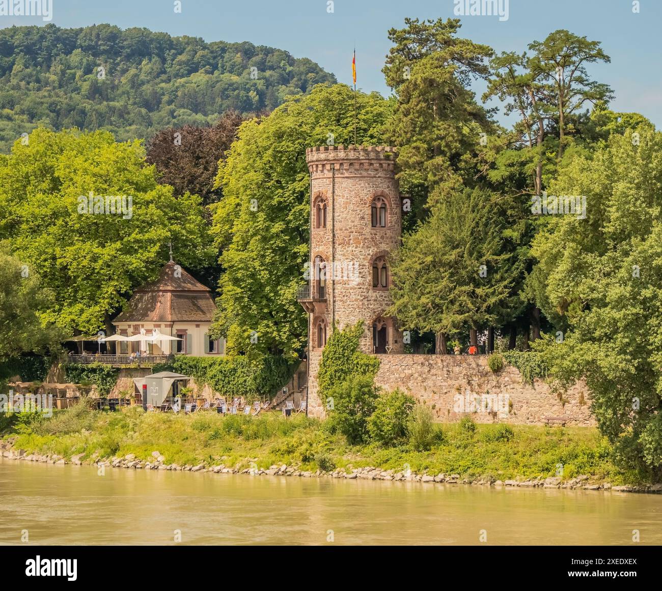 Theft tower in the castle park, Bad-SÃ¤ckingen Stock Photo - Alamy