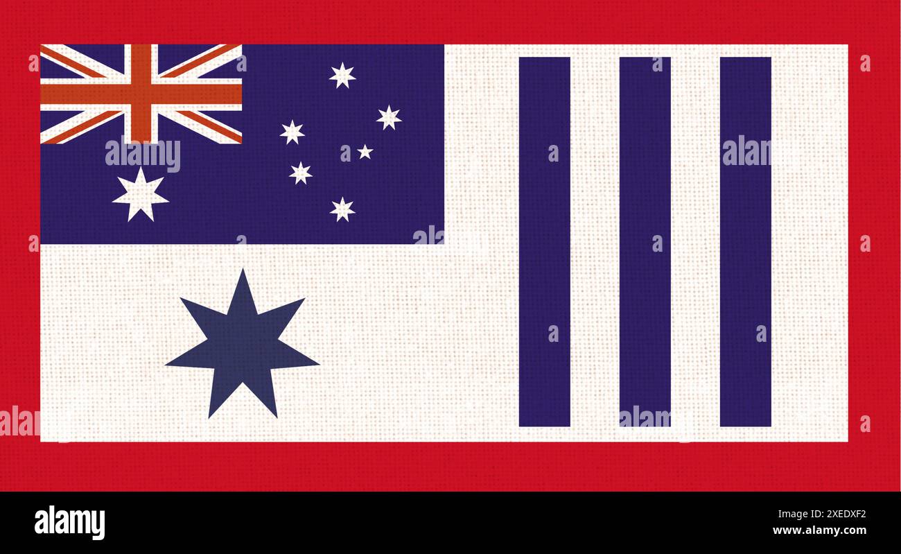 Australian Civil Aviation Flag. Illustration of Honour Flag of ...