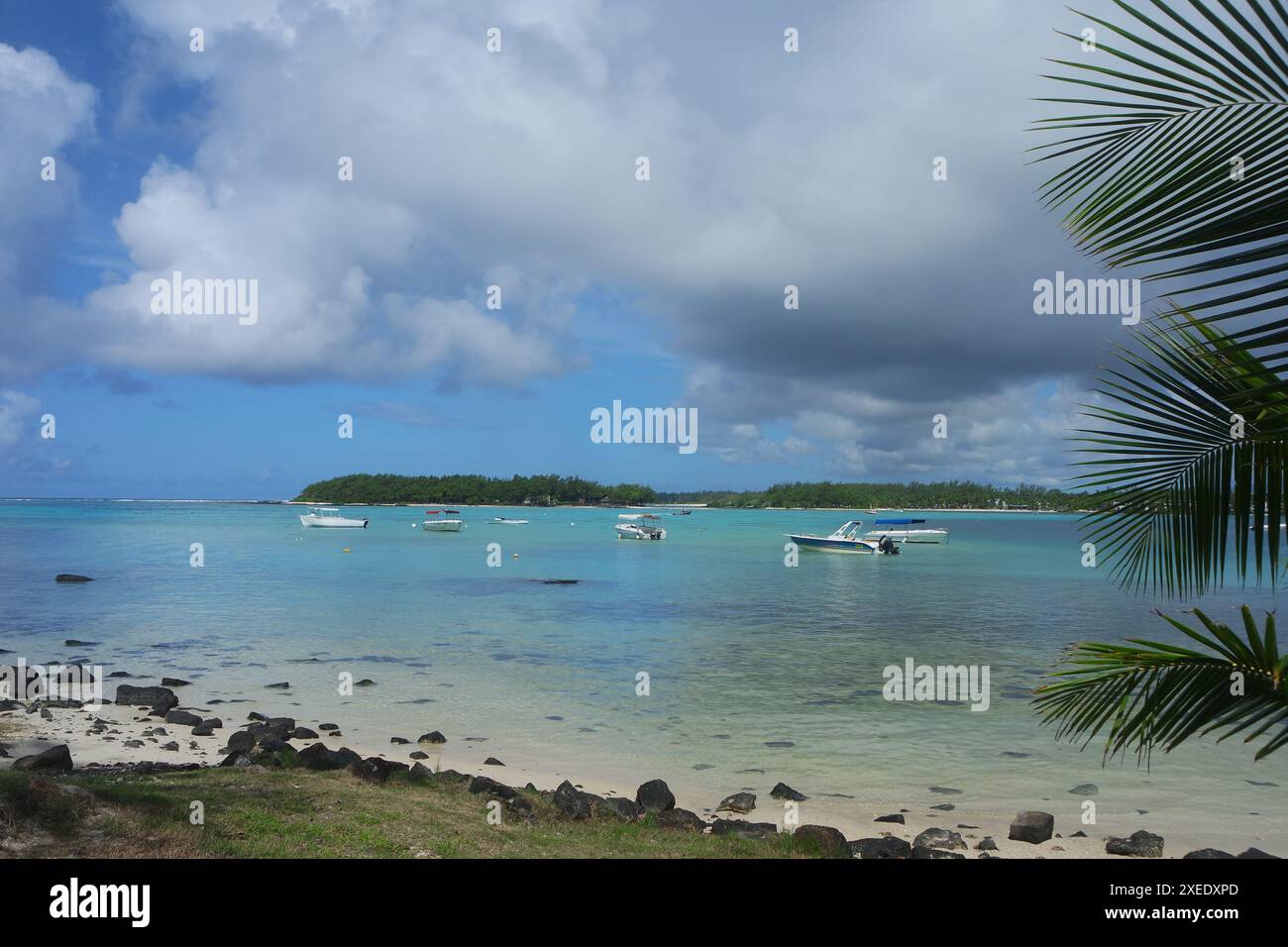 Blue Bay, Mauritius Stock Photo - Alamy