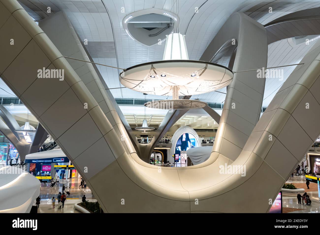 The interior, architectural detail, lighting fixtures of Zayed ...