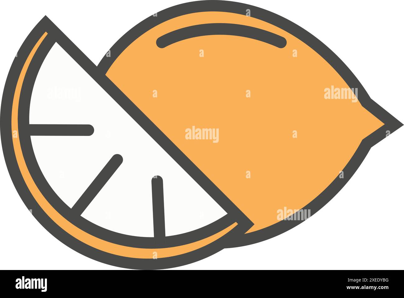 Zesty fruit Stock Vector Images - Alamy