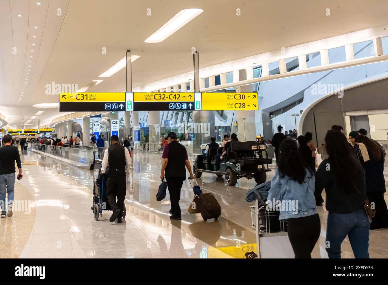 Zayed International Airport, Abu Dhabi, UAE, United Arab Emirates, Asia ...