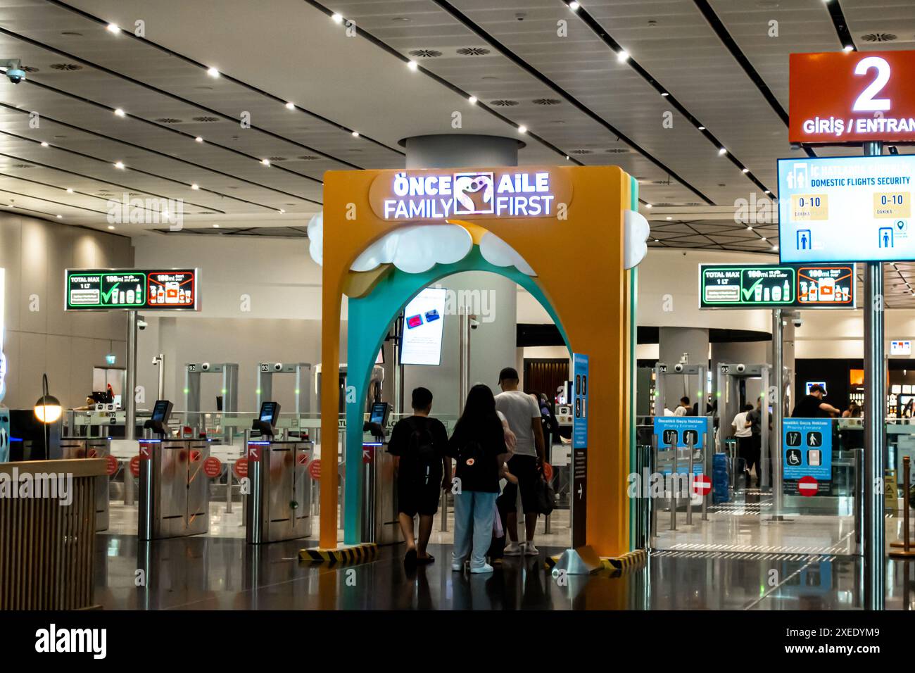 The family first security entrance to the terminal for families with ...