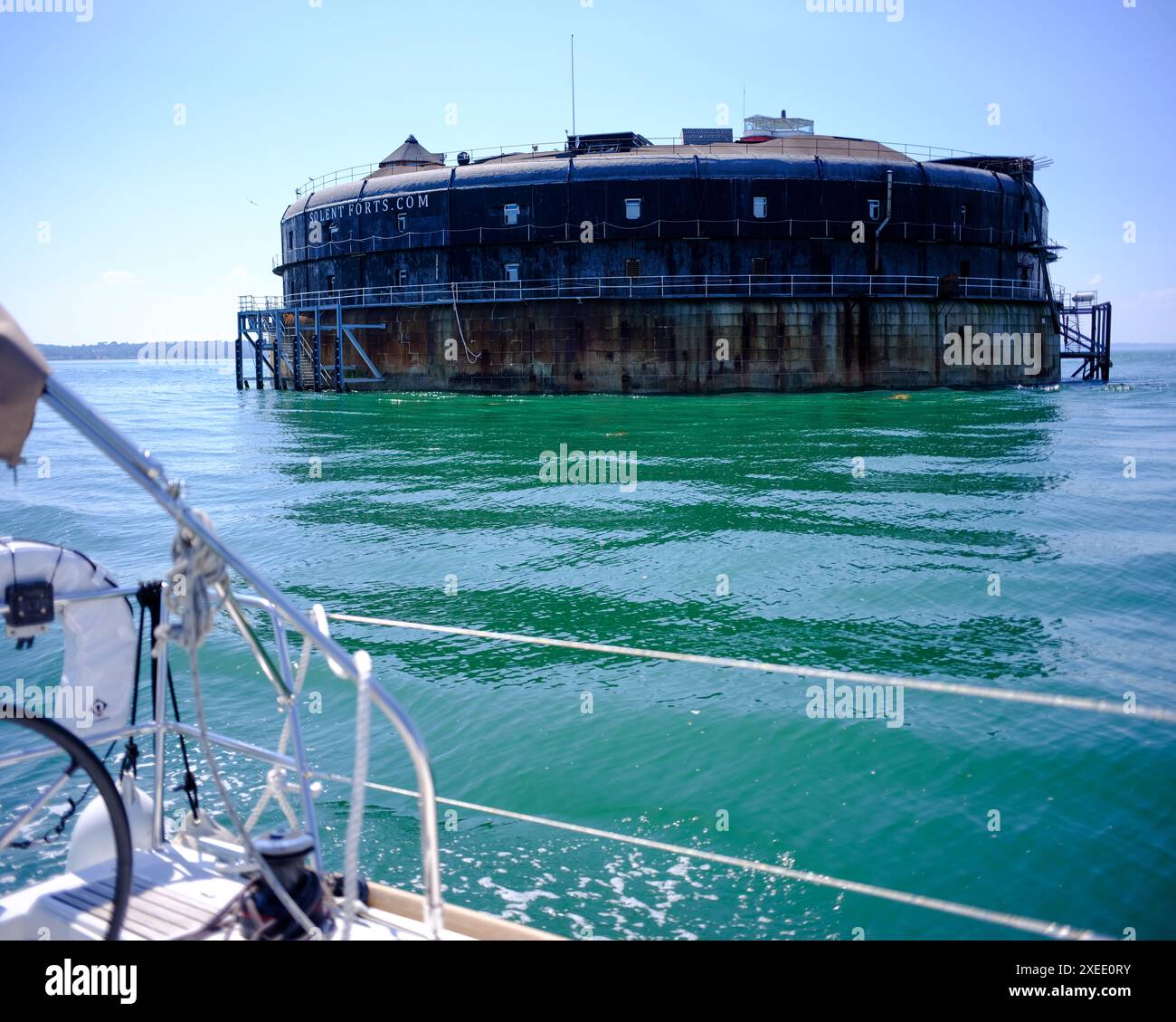 Sea forts in the Solent, England Stock Photo - Alamy