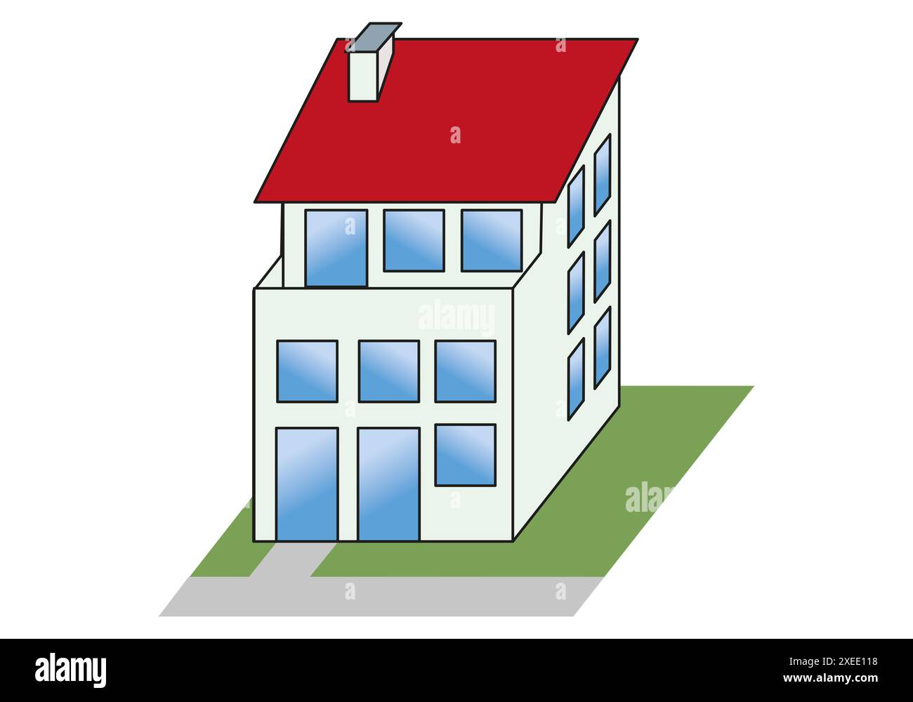 Iso modern residential building hi-res stock photography and images - Alamy