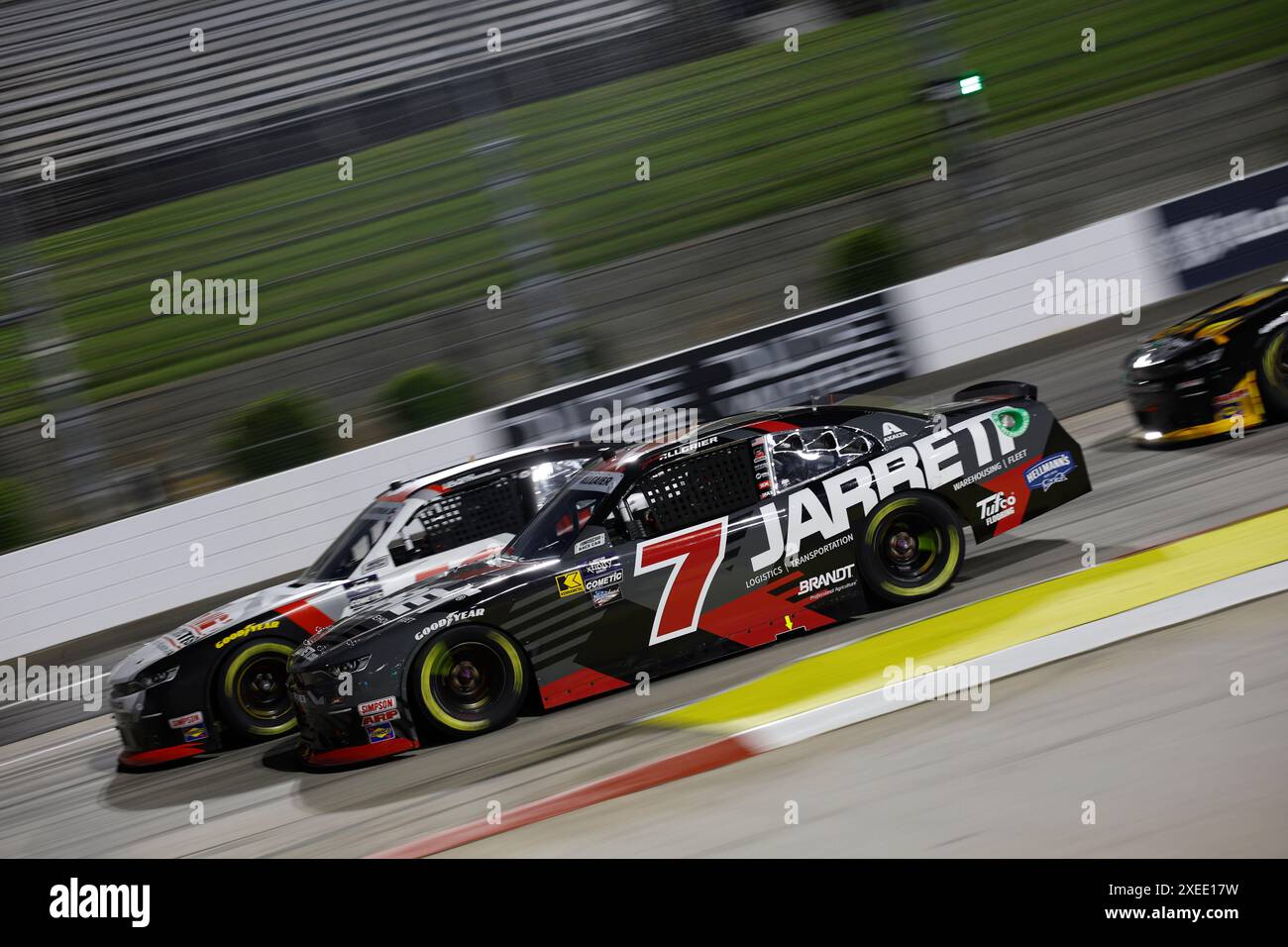 NASCAR Xfinity Series driver, Justin Allgaier races for the DUDE Wipes ...