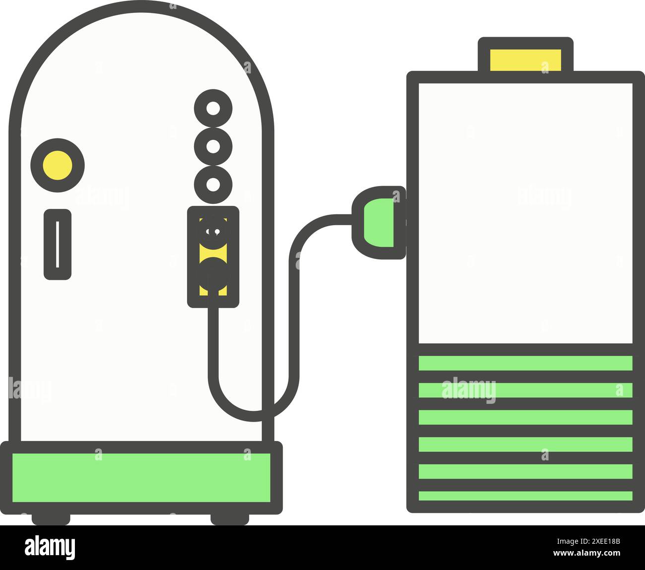 Fast ev charger Stock Vector Images - Alamy