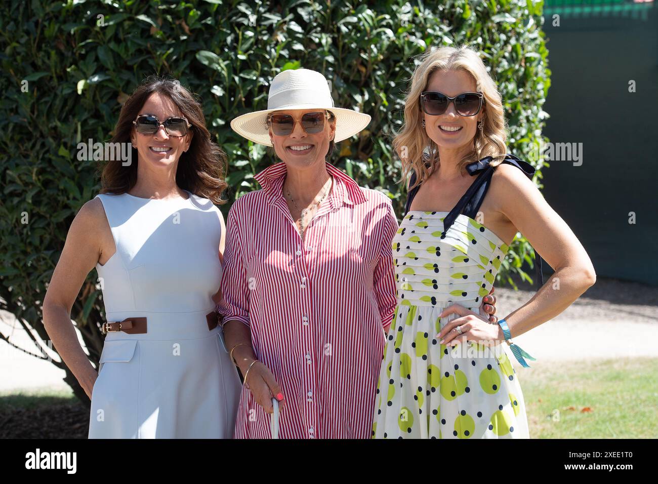 Stoke Poges, UK. 27th June, 2024. Television Presenters Andrea McLean ...