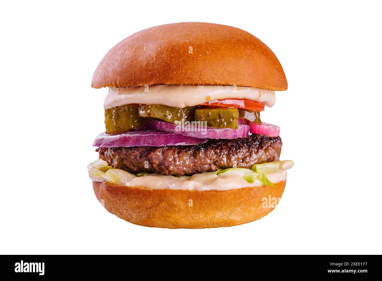 Appetizing hamburger hi-res stock photography and images - Alamy