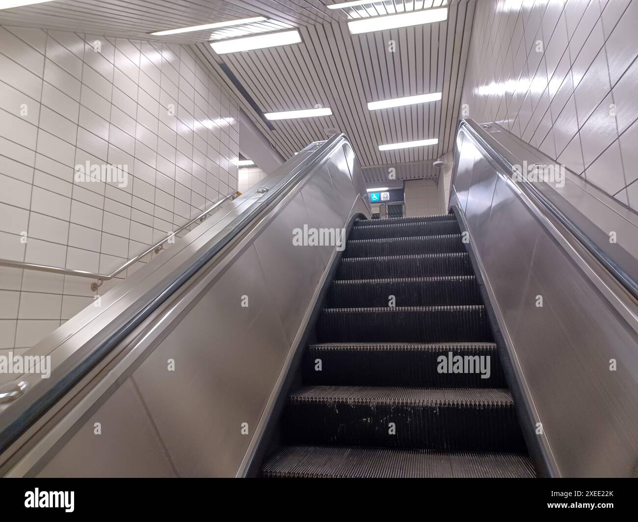Inside empty subway train ttc hi-res stock photography and images - Alamy