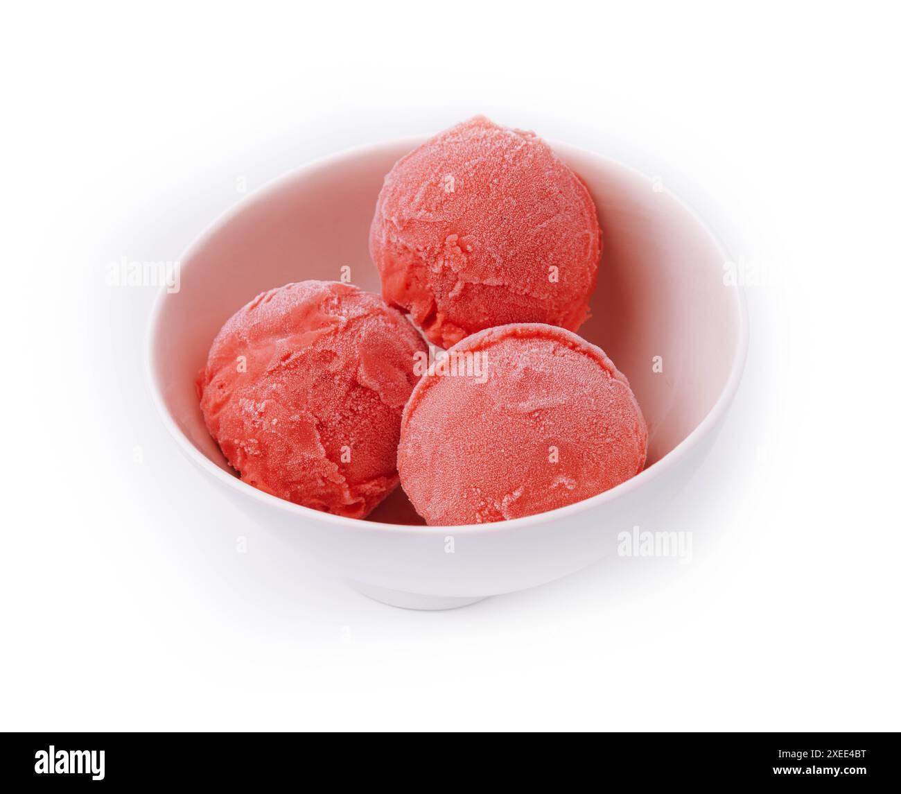 Scoops of Homemade strawberry ice cream Stock Photo - Alamy