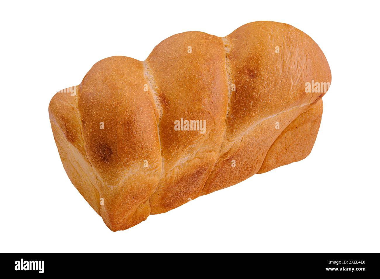 Baked block bread isolated on white background Stock Photo - Alamy