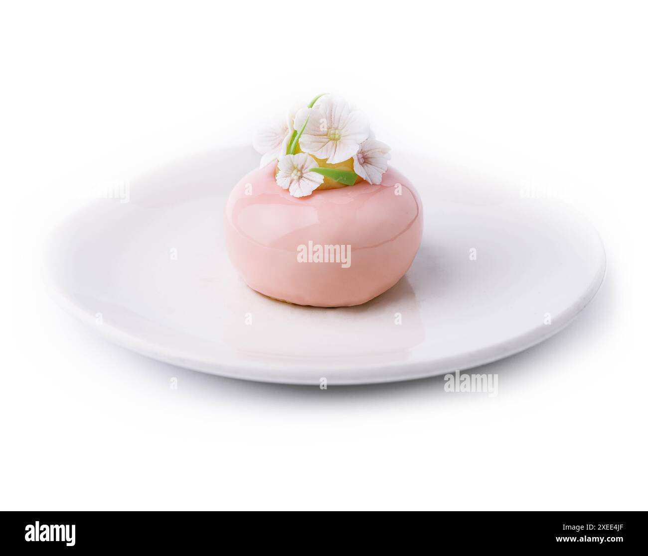 Pink flowers cup fresh Cut Out Stock Images & Pictures - Alamy