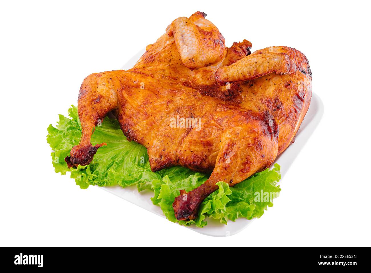 Fried chicken on table Cut Out Stock Images & Pictures - Alamy