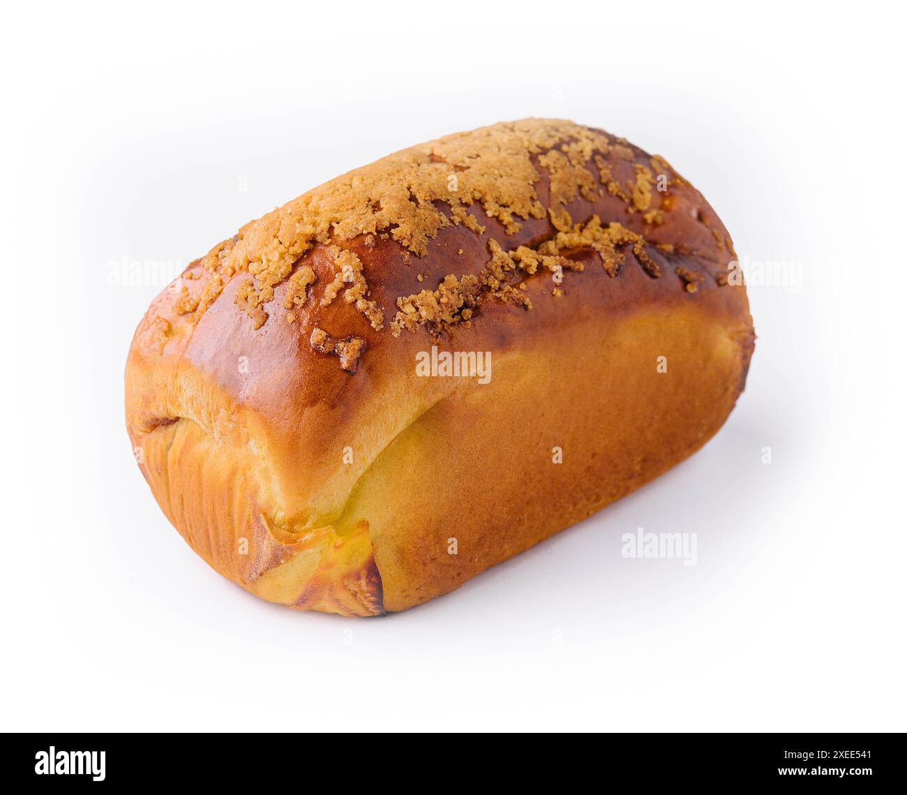 bun top view isolated on white Stock Photo - Alamy