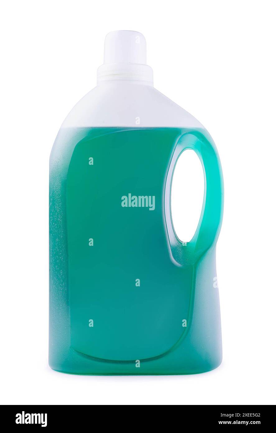 Green plastic bottle laundry detergent Cut Out Stock Images & Pictures ...
