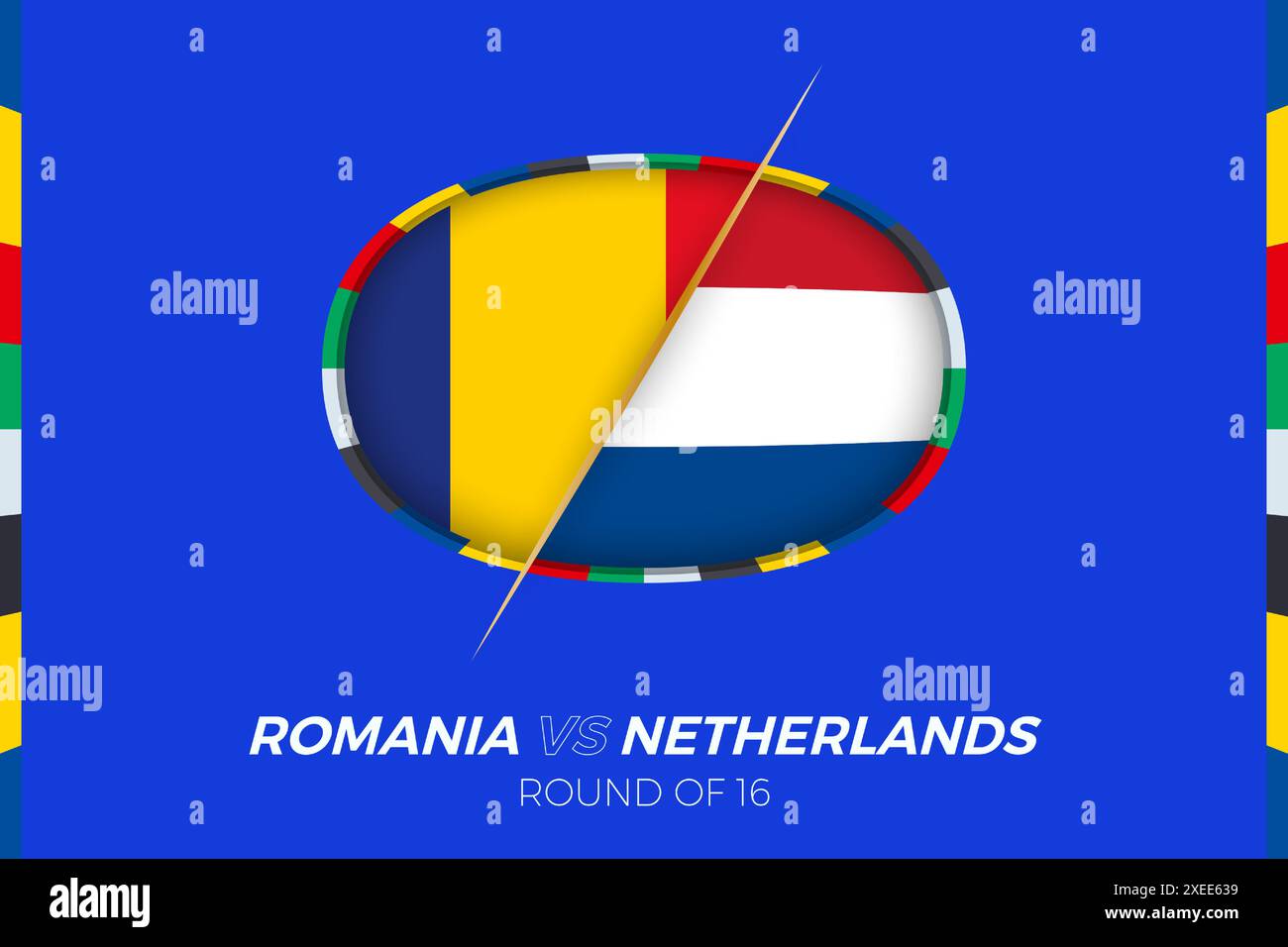 Romania national flag euro 2024 Stock Vector Images - Alamy